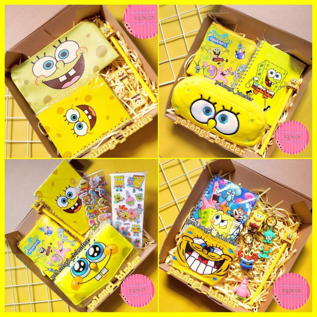 Spongebob Stationery Package/Spongebob box package/Children's Gift ...
