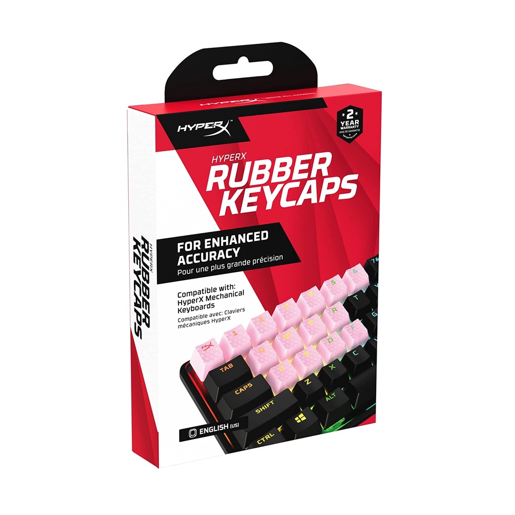 HYPER-X HYPERX RUBBER KEYCAPS WITH 19 KEYCAPS INCLUDED : HX ESCAPE KEY ...