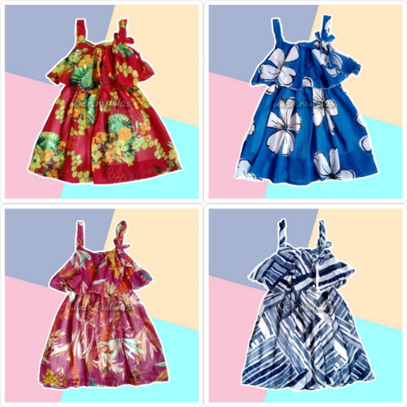Sleeveless Kids Dress Baby Girl Baju Budak Perempuan Dress Budak ...
