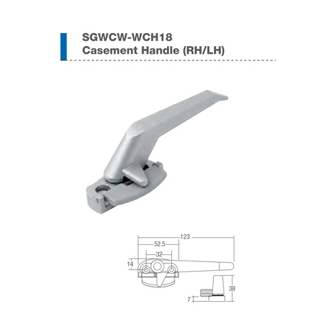 St. Guchi SGWCW-WCH18 Window Casement Handle Lock | Shopee Malaysia