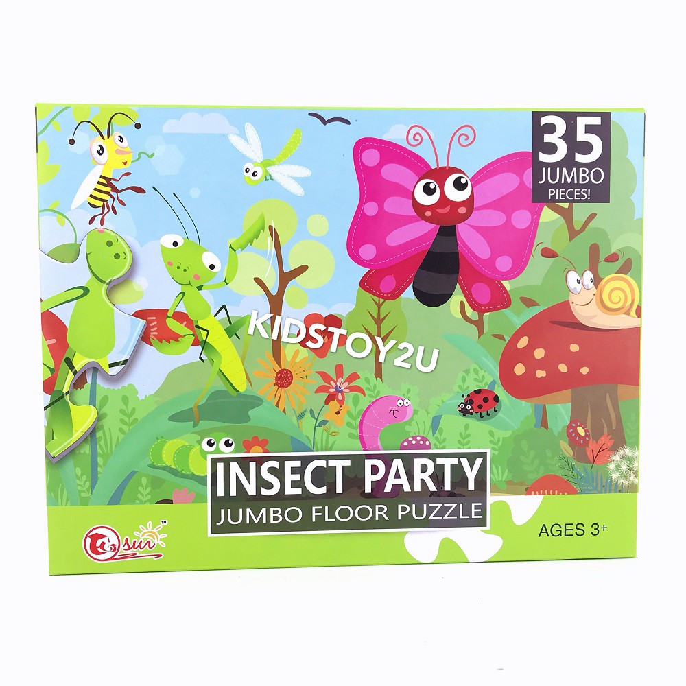 Kids Puzzle Size Besar 35pcs Jumbo Puzzle Animal Puzzle Ocean Puzzle ...