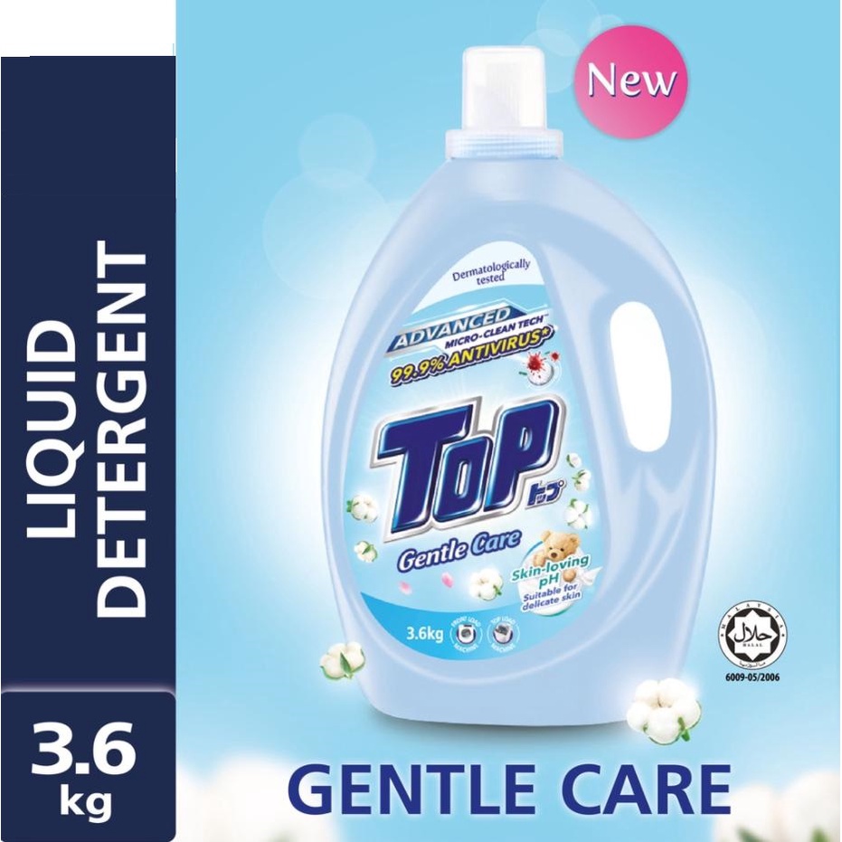 TOP Advanced Micro-Clean Tech With 99.9% Antivirus Gentle Care Laundry ...