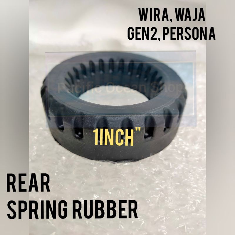 COIL SPRING RUBBER (REAR/UPPER) PROTON WIRA,WAJA,GEN2,PERSONA (1")(1PC ...