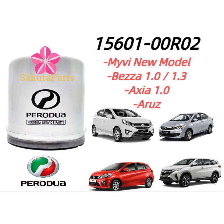Perodua Engine Oil Filter For Bezza / Axia / Myvi Gen3 / Aruz (Original ...