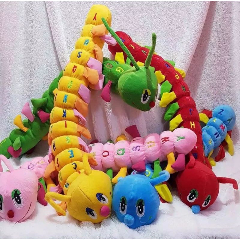 Jumbo Caterpillar Doll 85cm Caterpillar Car Dashboard / Doll Alphabet ...