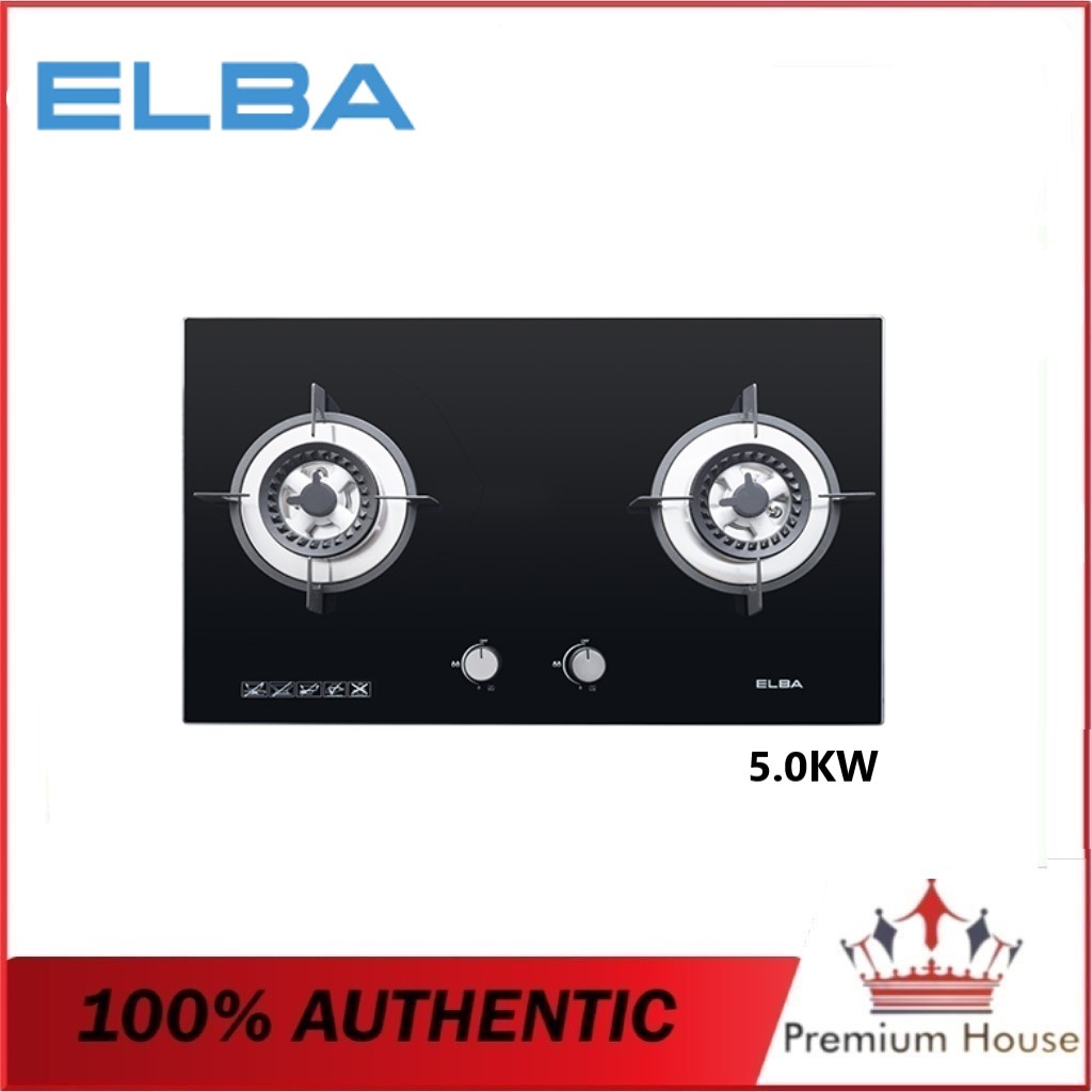 [TOP RATING][READY STOCK] ELBA Built-In Glass Hob EGH-K8842G(BK) 5.0kW ...