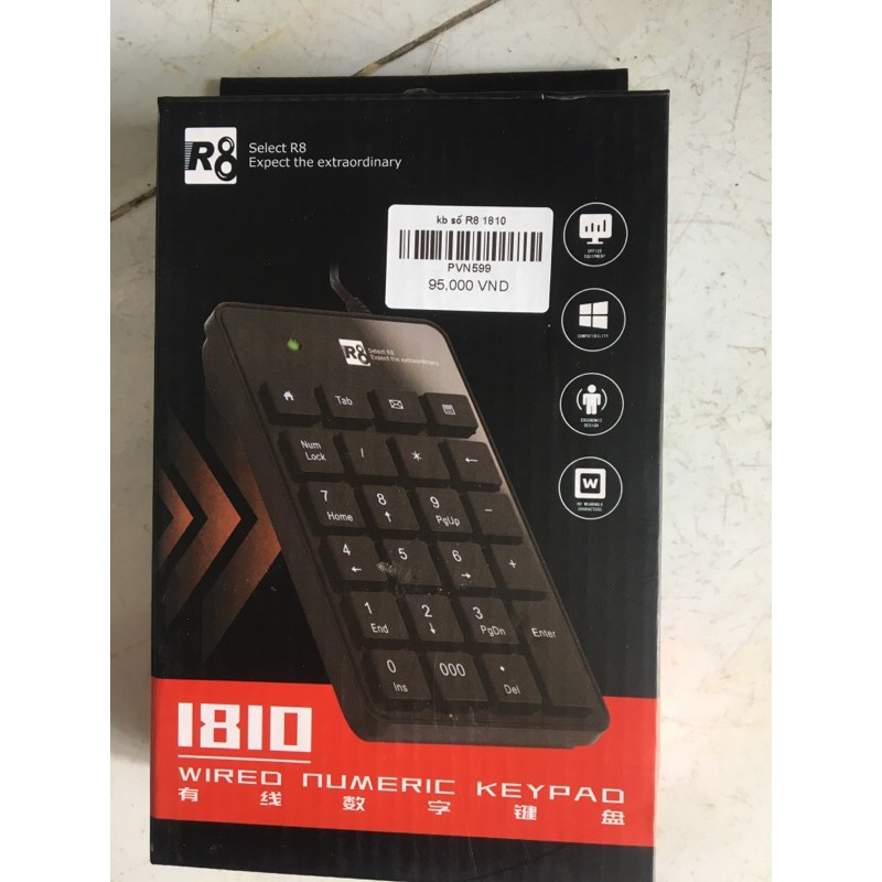 R8-810 USB Keyboard (Number Key) | Shopee Malaysia