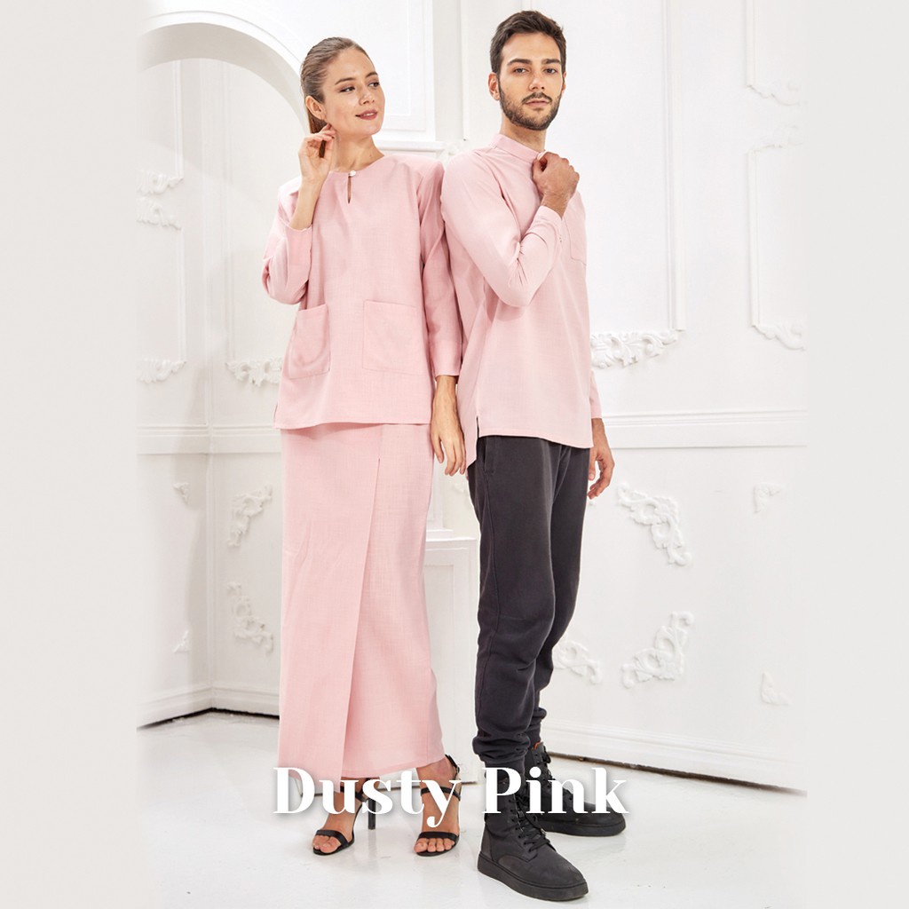 Baju Raya By Laboo Set Family Sedondon 15 Warna - Dusty Pink/Pink ...