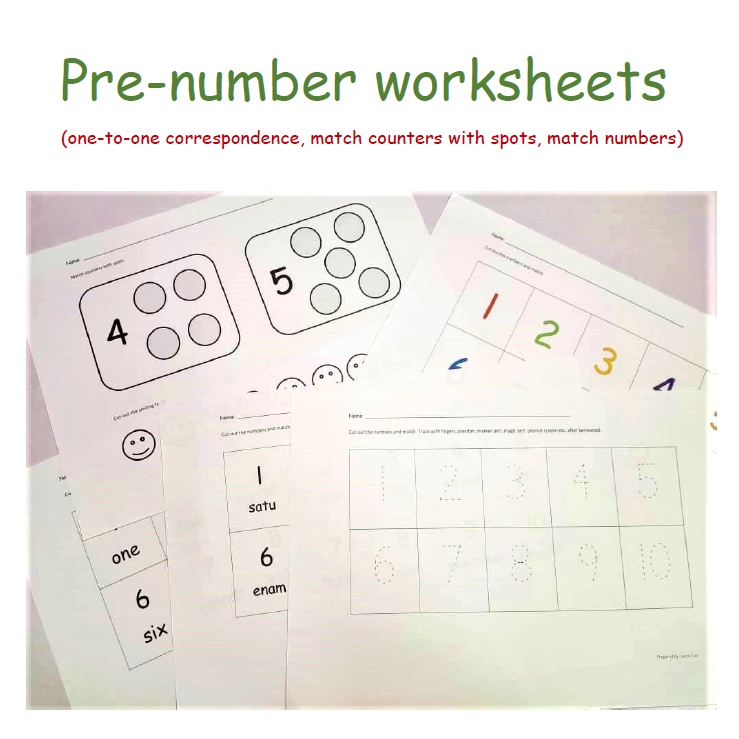 N001- Softcopy PDF - Pre-Number/ Number Worksheets/Quiet Book/Busy Book ...
