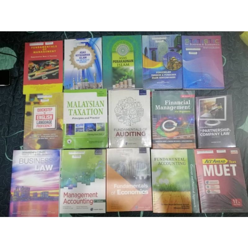 Buku Diploma Perakaunan/Diploma in Accountancy Books UITM Part 1,2,3,4 ...
