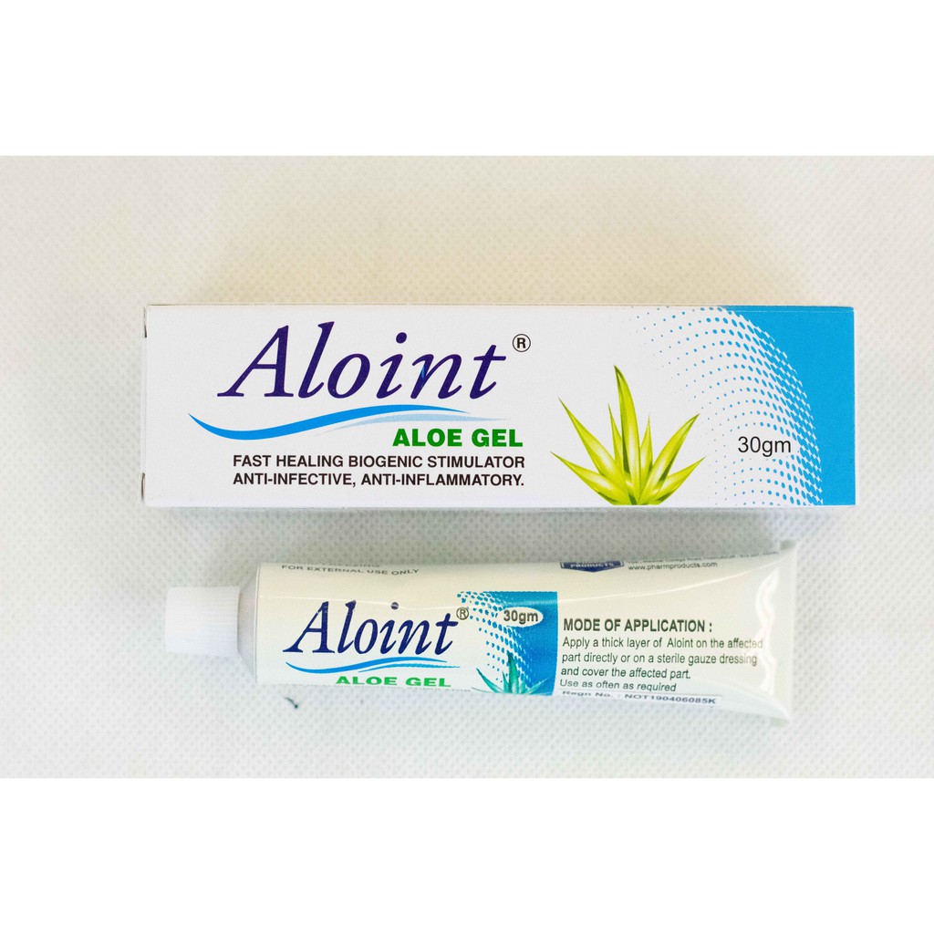 Aloint gel (100% Aloe Vera) for Wound/Nappy Rash/Hot Water Skin Boil ...