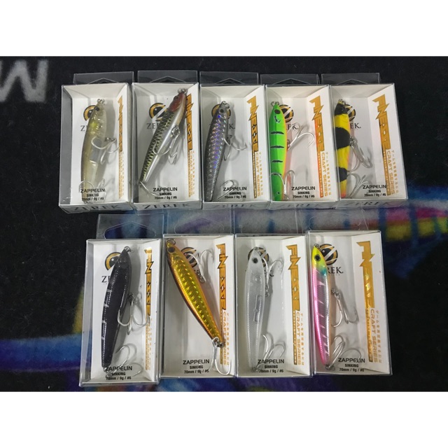Zerek Fishing Lure Zappelin 70mm | Shopee Malaysia