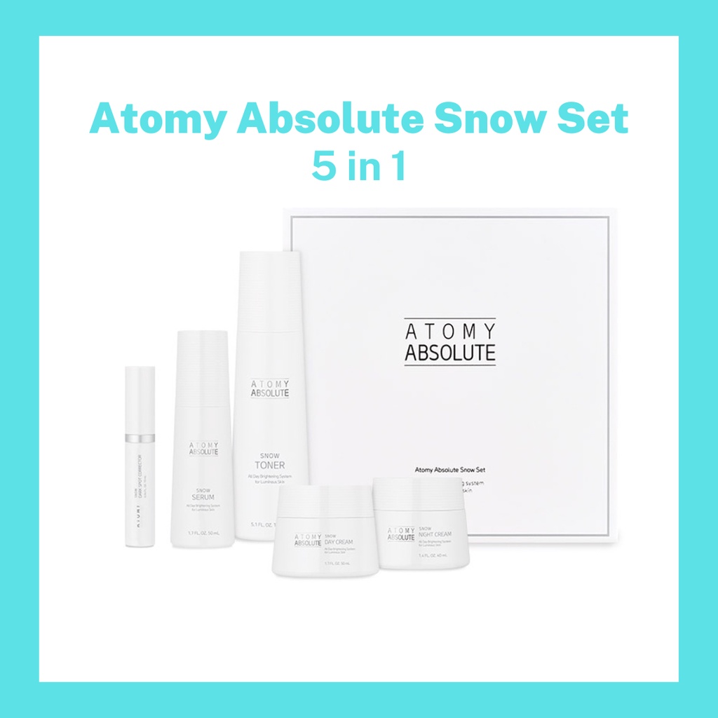 💥100% AUTHENTIC💥Atomy Absolute Snow Set 艾多美 凝翠焕肤雪白组 | Shopee Malaysia