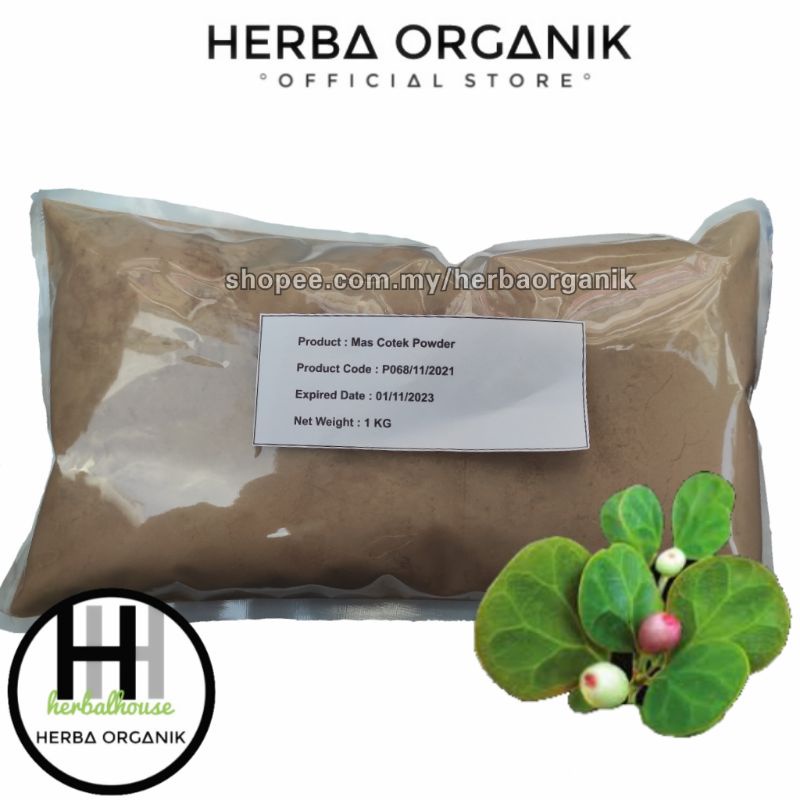 ℍ𝕖𝕣𝕓𝕒𝕆𝕣𝕘𝕒𝕟𝕚𝕜 1KG MAS COTEK POWDER (FICUS DELTOIDEA) | Shopee Malaysia