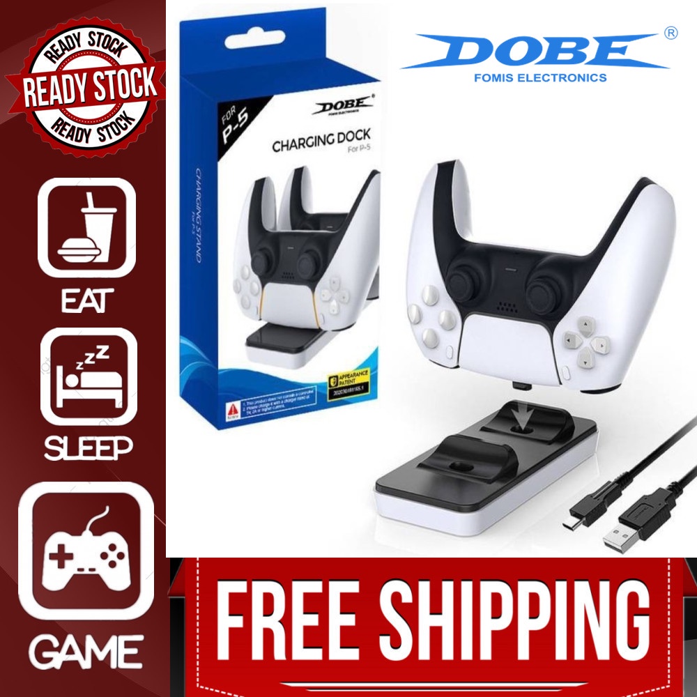 DOBE PS5 Controller Charger Dual Charging Dock Station P5 Playstation 5 ...