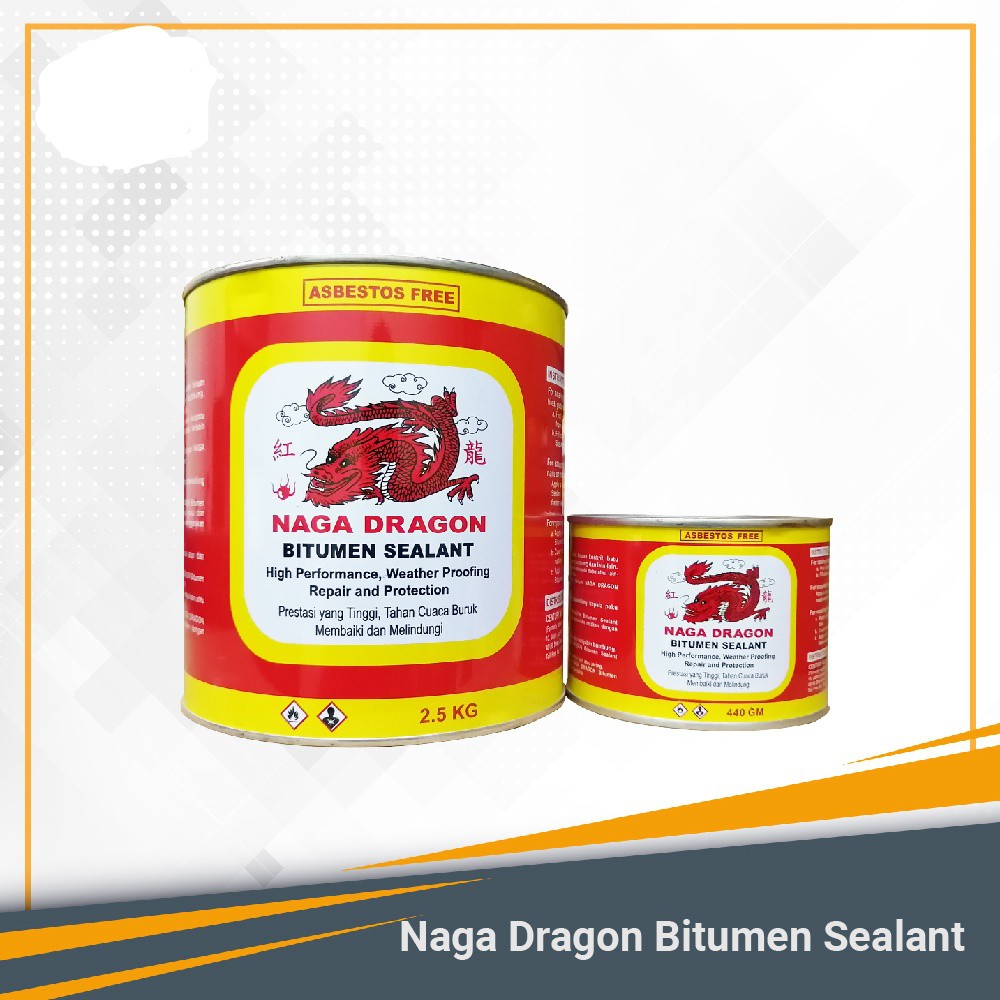 Bitumen Sealant Naga Dragon Bitumen Sealant 440g 2.5KG | Shopee Malaysia