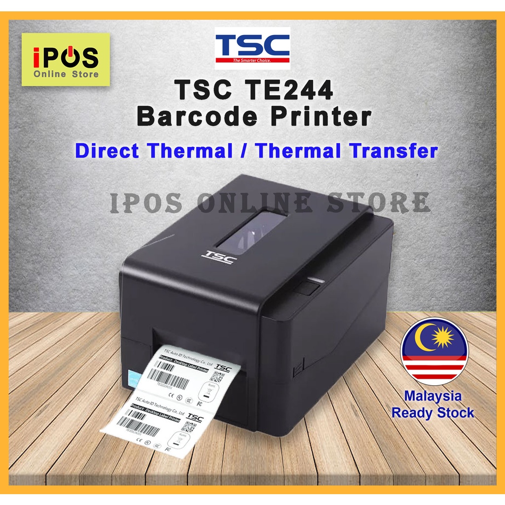 TSC TE244 Barcode Label Printer (Similar to TE200 / TTP 244 PRO / TTP 244 PLUS) | Shopee Malaysia