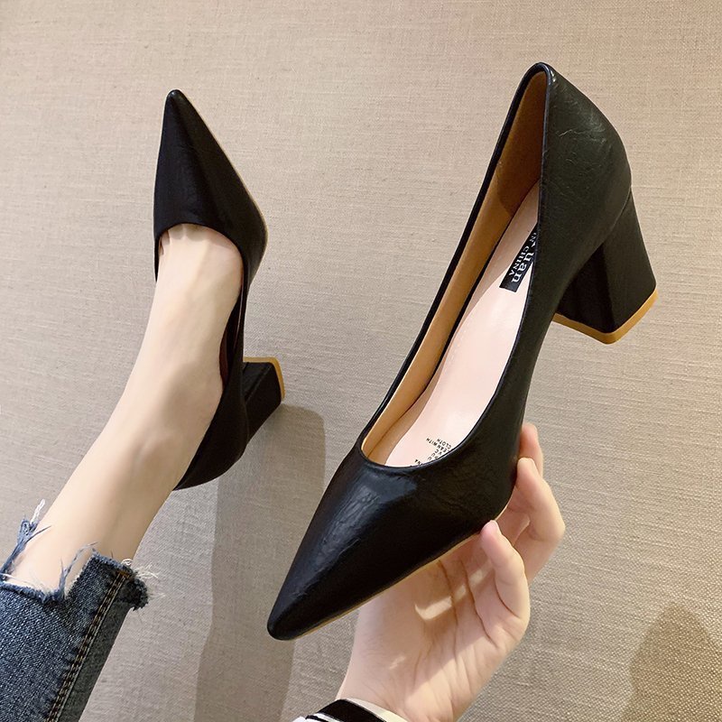 shoesking High Heels Pointed Toe Shoes Women Style | Shopee Malaysia