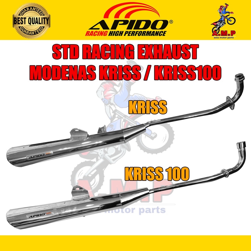 APIDO MODENAS KRISS KRISS100 KRISS110 STANDARD RACING EXHAUST MUFFLER ...
