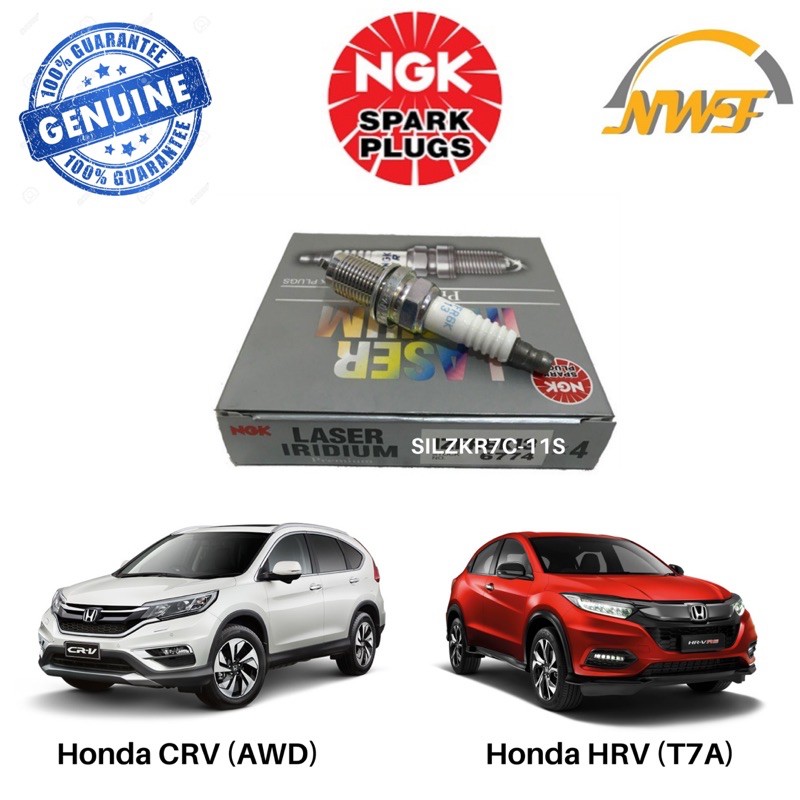 [NGK] SILZKR7C-11S SPARK PLUG Honda CRV (TOA) / HRV (T7A) | Shopee Malaysia