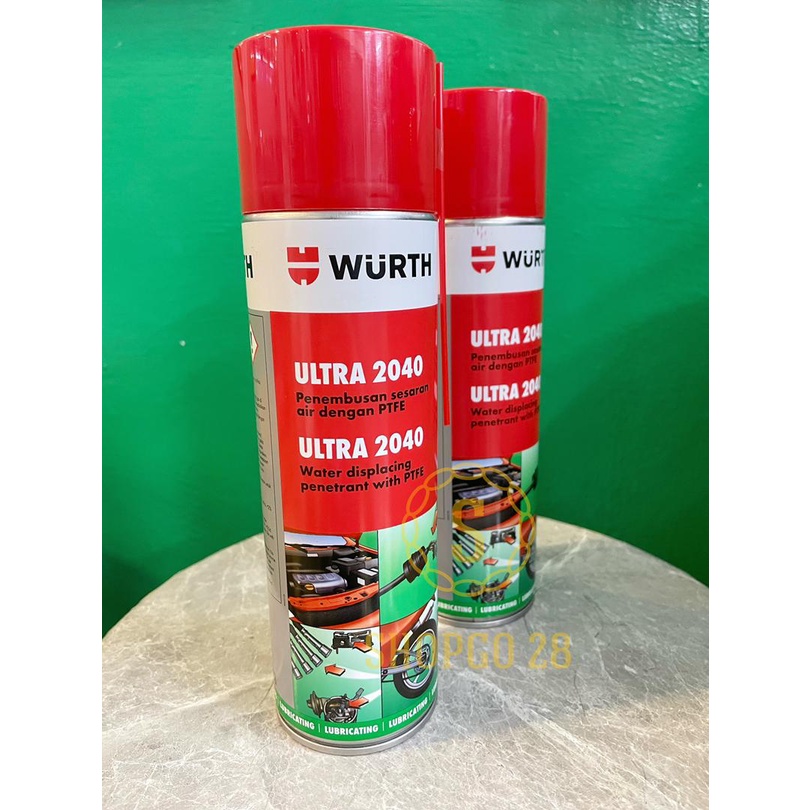 WURTH ULTRA 2040 WATER DISPLACING PENETRANT WITH PTFE (500ML) | Shopee ...