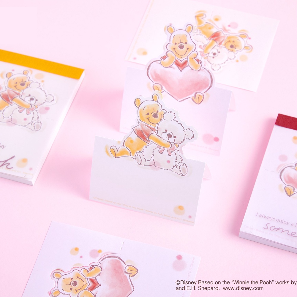 Korea Daiso Disney Winnie The Pooh Three-Dimensional Modeling memo ...