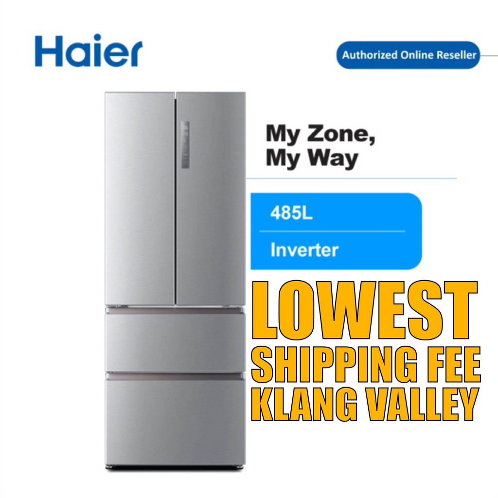 Haier HB16FMAA 485L French Door Refrigerator Fridge Peti Sejuk with DC ...