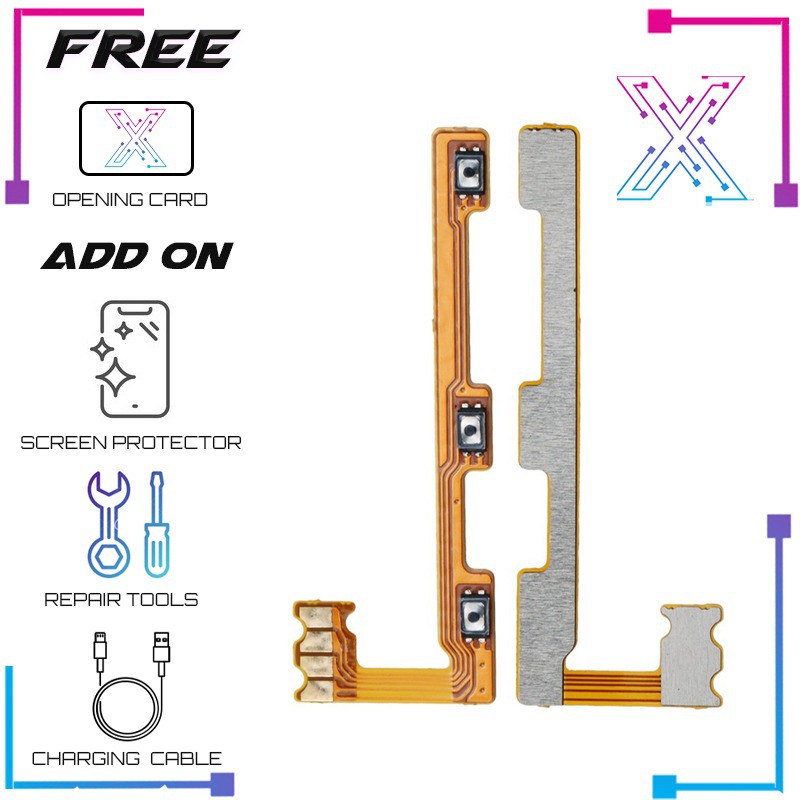 For Nova 3I Power Button Power On Off Volume Switch Button Ribbon Flex ...