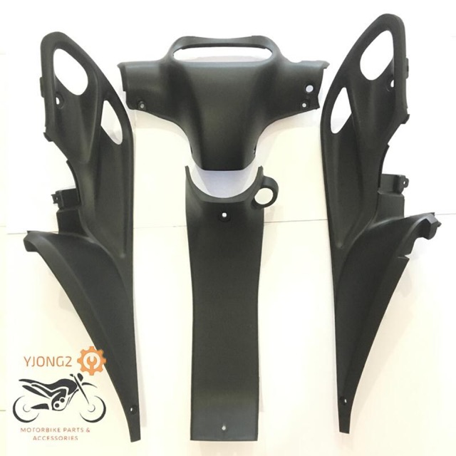 Y125Z Y125ZR 125Z 125ZR Y125 MATT BLACK INNER COVER SET 100% ORIGINAL ...