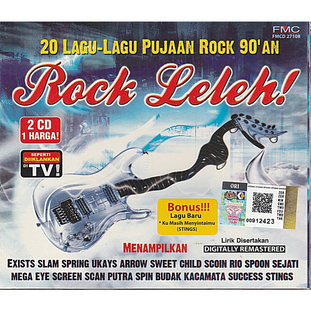 CD Rock Leleh ! (20 Lagu-Lagu Pujaan Rock 90'an) Exists Slam Spring ...