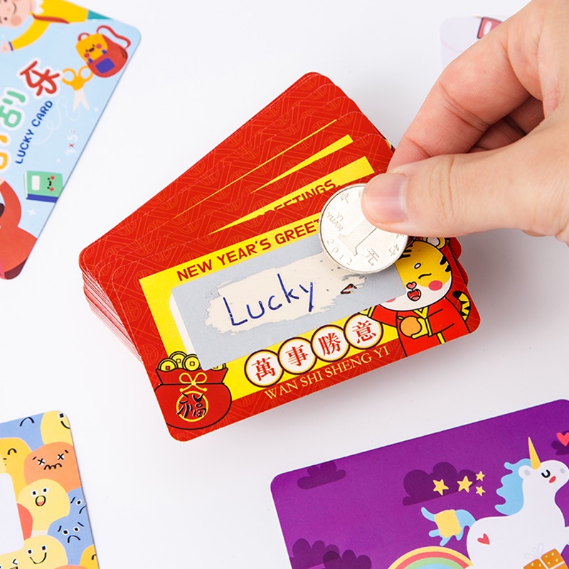 10 Sheets Children DIY Cartoon Mixed Pattern Scraping Cards | Shopee ...