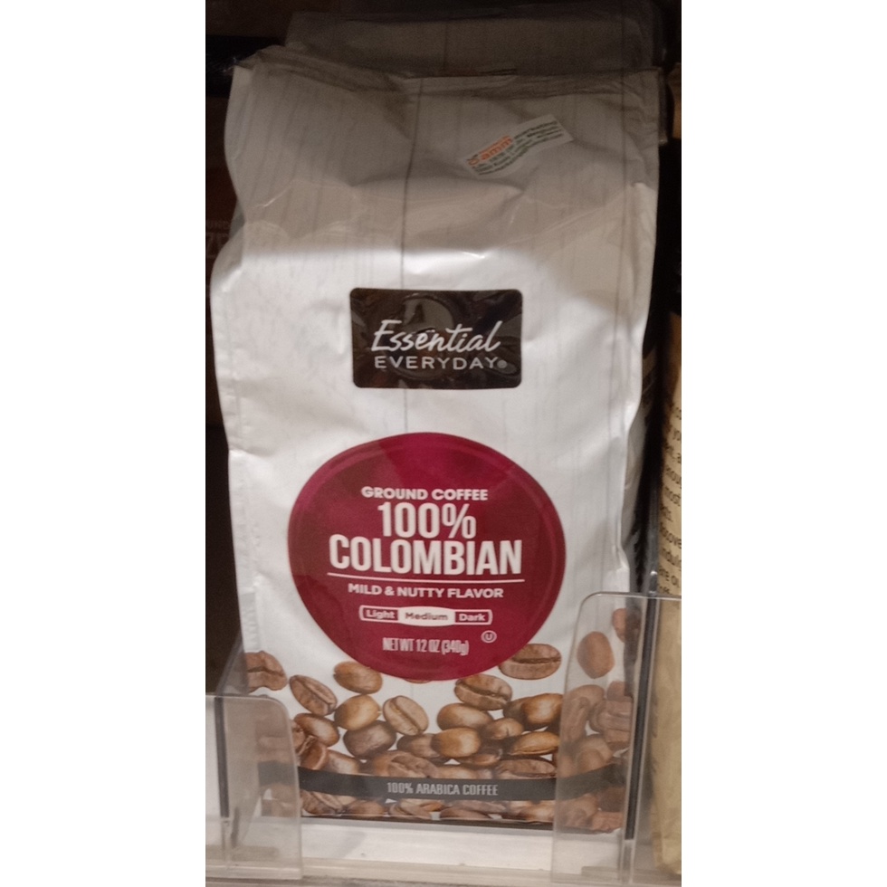 (U.S.)Essential Everyday Colombian Mild & Nutty Flavor Ground Coffee ...