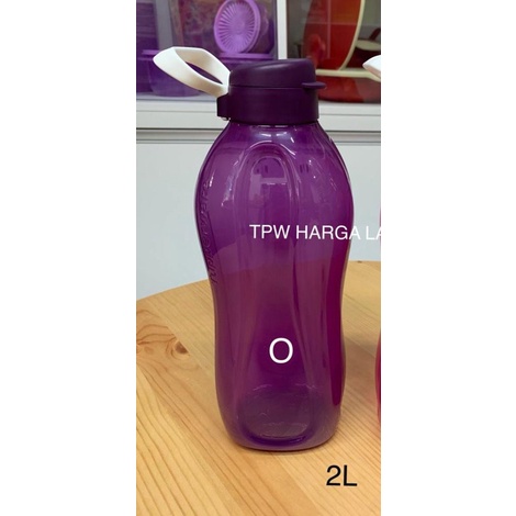 Tupperware Eco 2L Bottle With Handle / Botol / Bottol / Bottles / Bekas Air Minuman 2 Liter ...