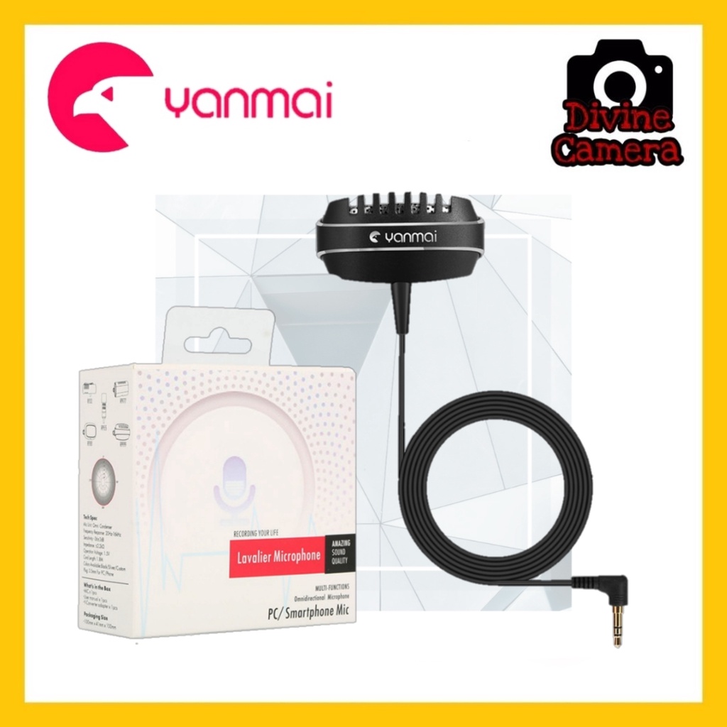 Yanmai R999 Dual Capacitor Mini Microphone | Shopee Malaysia