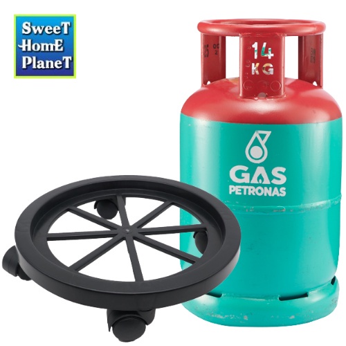 Gas Stand With Wheel Gas Stand Roller Roda Gas | Shopee Malaysia
