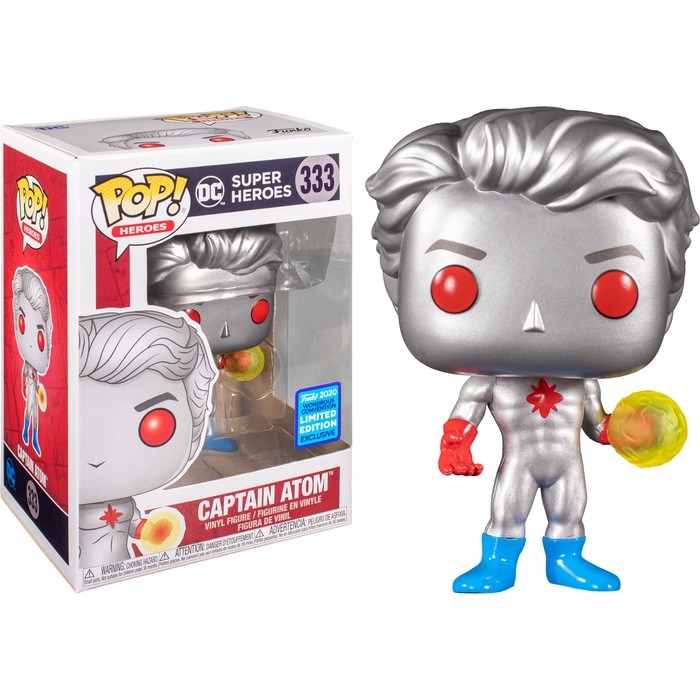 PRICE DROP Funko Pop! Heroes: DC - Captain Atom Vinyl Figure WonderCon ...