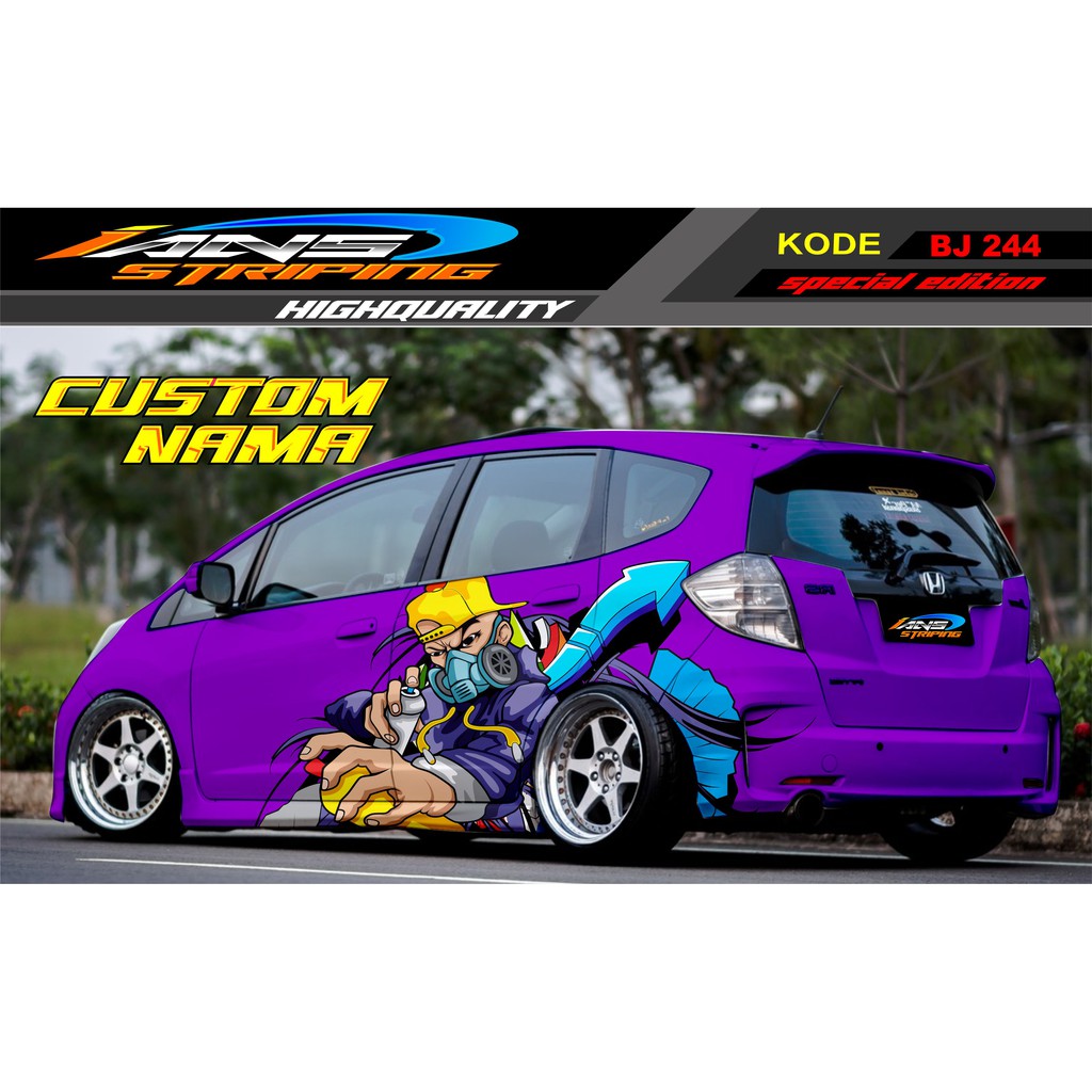 Honda JAZZ CAR decal / CAR STICKER decal / car decal car STICKER latest ...