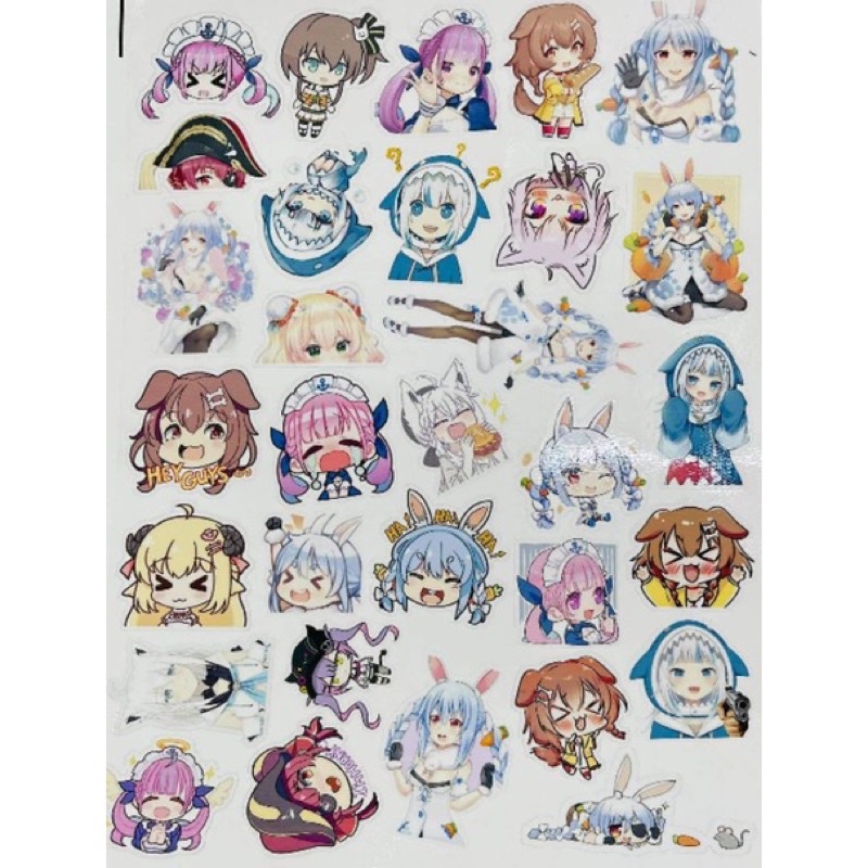 Hololive Sticker Photos with many members choose 31-62 different images ...