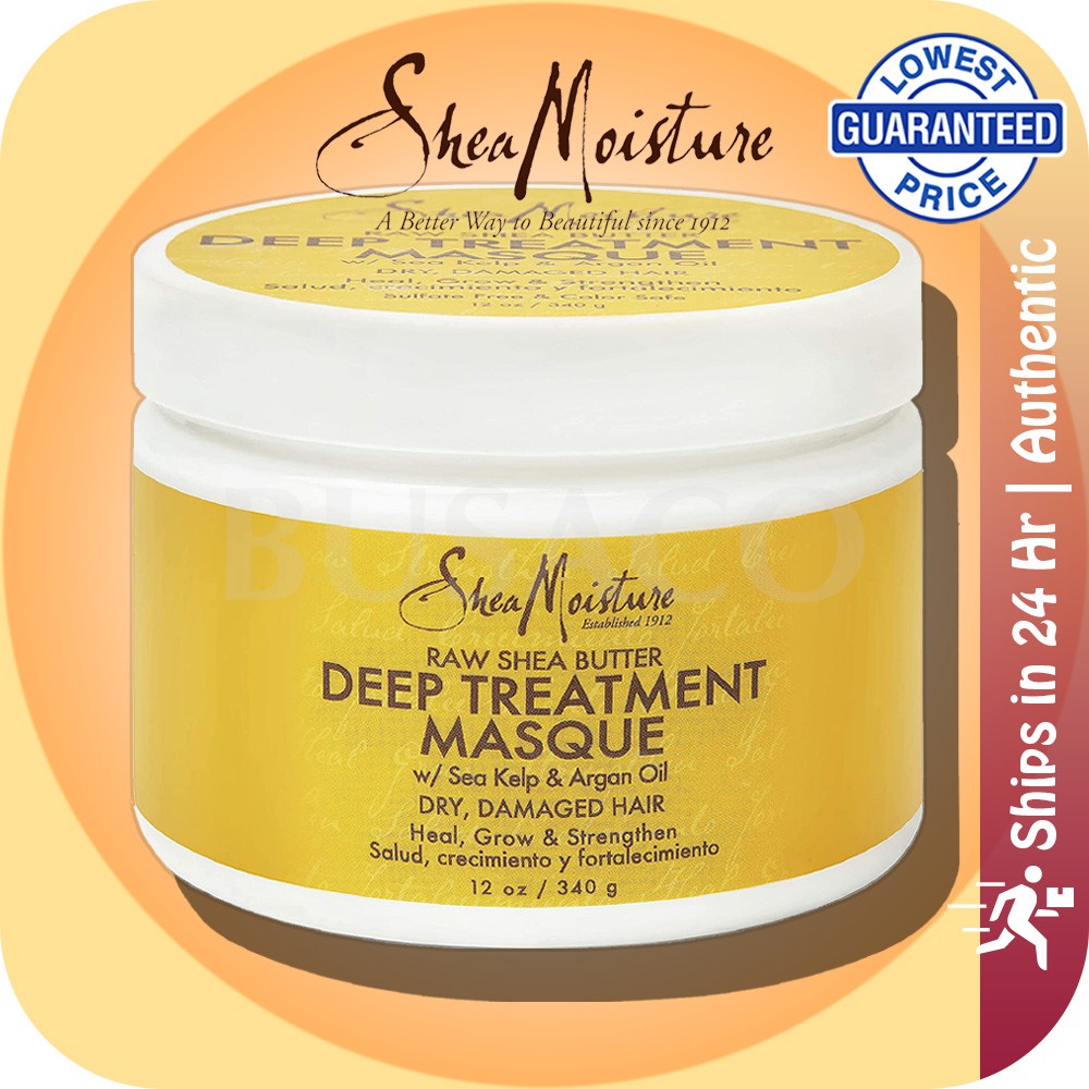 🔥In Stock🔥 Shea Moisture Deep Moisturizing Masque | Raw Shea Butter, 12 ...