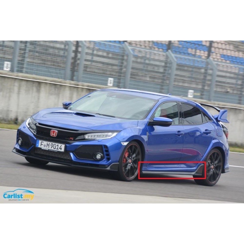 HONDA CIVIC FC 2016-2020 TYPE R SIDE SKIRT WITHOUT PAINT | Shopee Malaysia