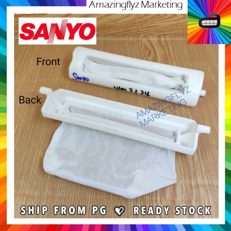Spare Part Sanyo Washing Machine Dust Filter Bag/ Penapis Habuk Mesin ...
