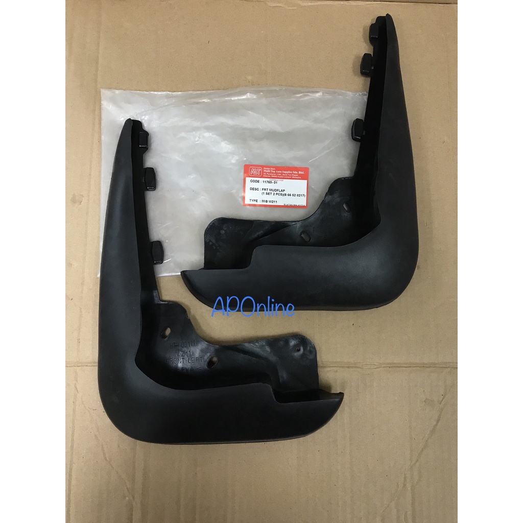 Mercedes W211 Mudflap / Splash Guard (Set) | Shopee Malaysia