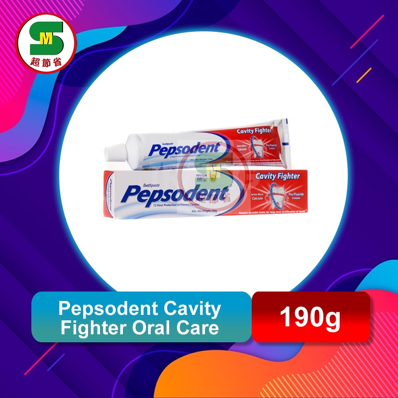 Pepsodent Cavity Fighter Oral Care 190g | Shopee Malaysia