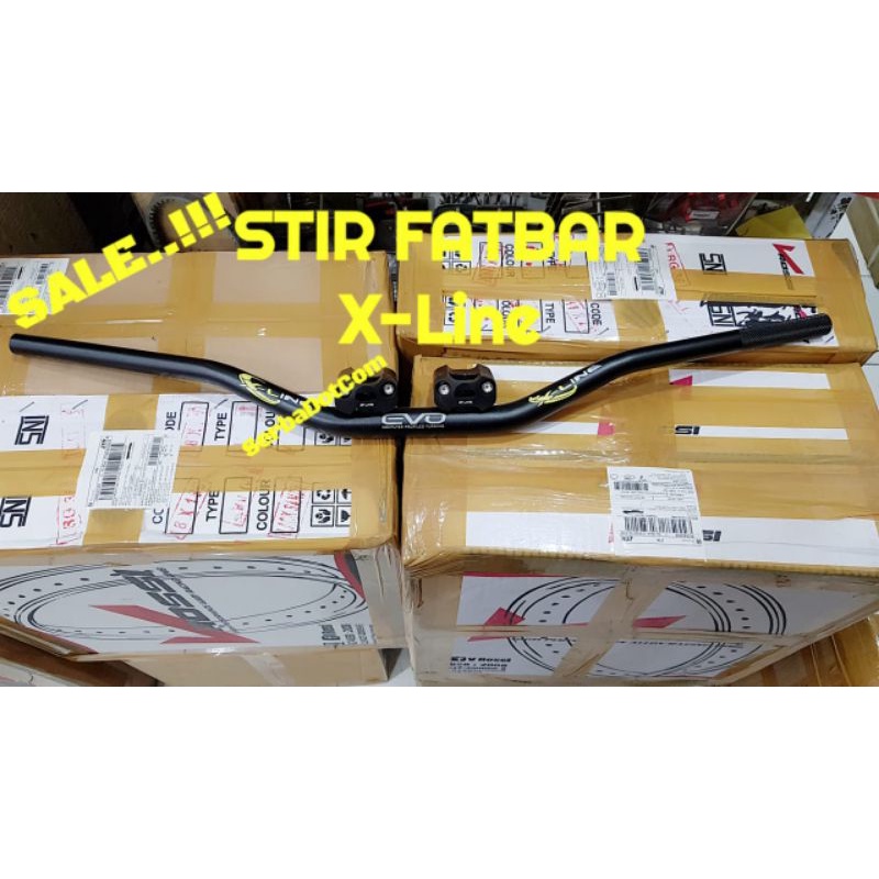 Stang STIR FATBAR XLINE+RAISER LOW ORIGINAL BLACK SILVER not protaper ...