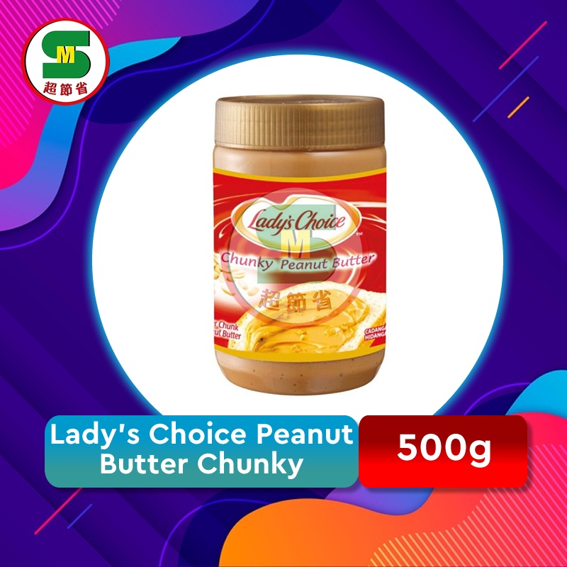 Lady's Choice Peanut Butter Chunky Spread 500g | Shopee Malaysia