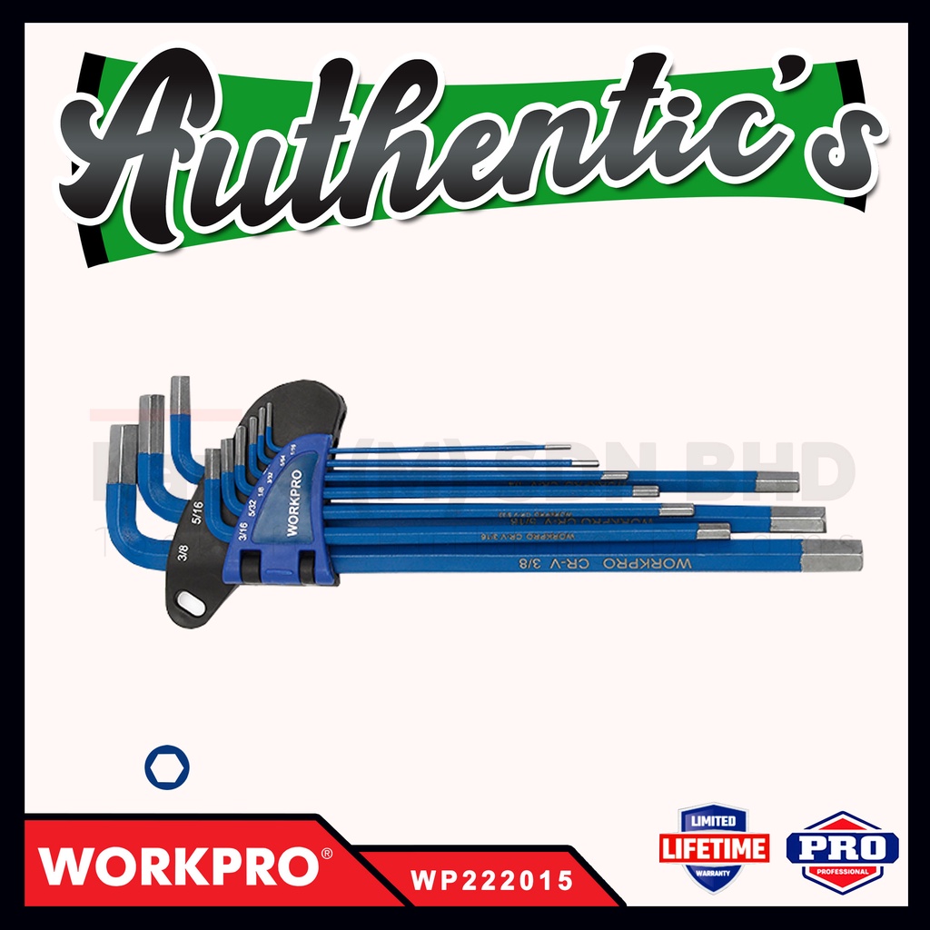 WORKPRO 9PC Long and Short Hex Key Set (Metric) | Shopee Malaysia