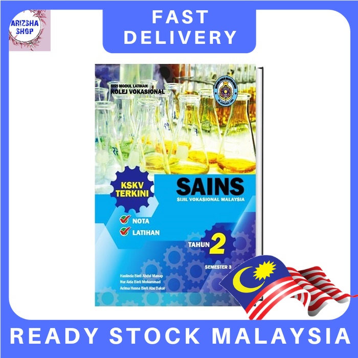 Siri Modul Latihan Kolej Vokasional: Sains Tahun 2 Semester 3 | Shopee Malaysia