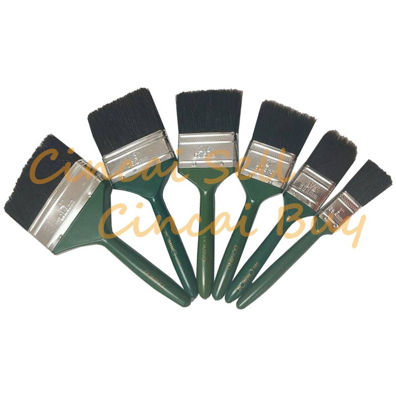 DOMINO 680 PAINT BRUSH CAT BERUS ( 1" / 1.5" / 2" / 2.5" / 3" / 4" )( 1" / 1 1/2" / 2" / 2 1/2 ...