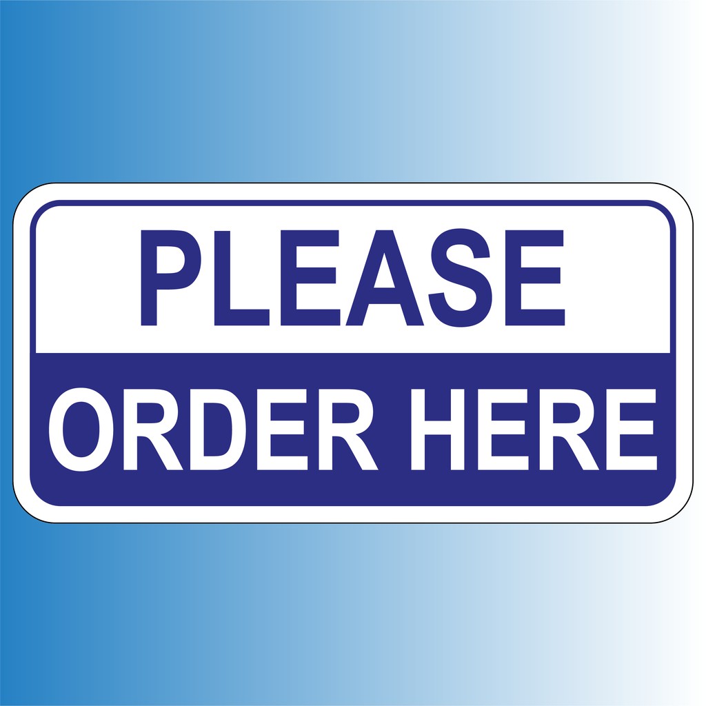 PLEASE ORDER HERE PP SIGN BOARD 100X200MM, WE ACCEPT CUSTOM-MAKE ORDER ...