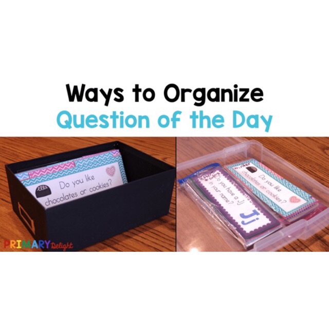 Printable *Question of the Day for Preschool, Pre-K and Preschool Mega ...